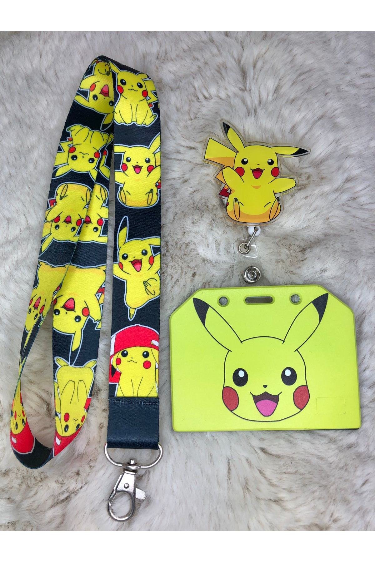 Pikachu Siyah Yoyo Ve Kartlık Set – HediyeBum